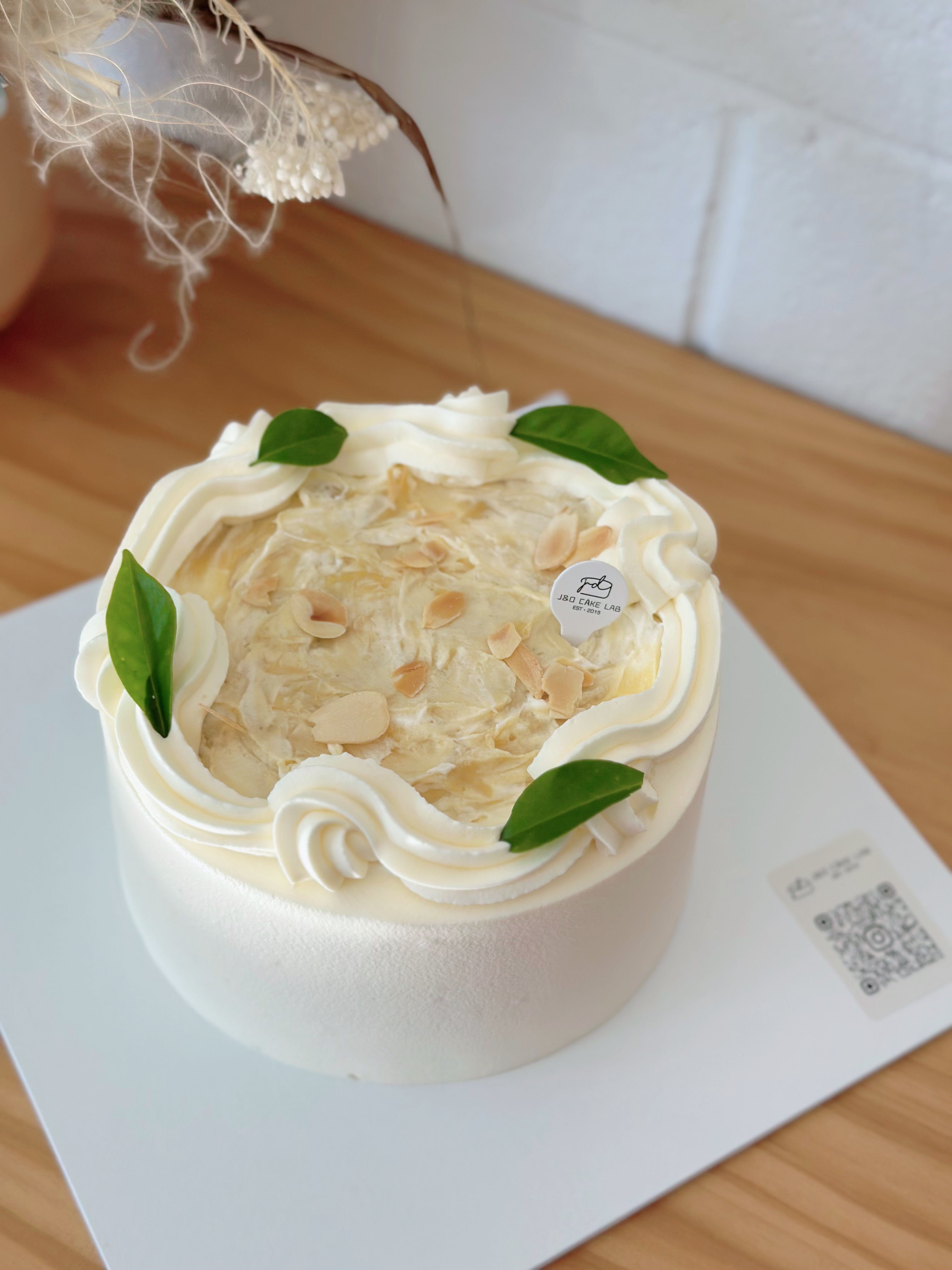 Musang King Durian Cream Cake – J & D Cake Lab